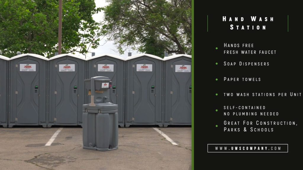 Portable Hand Washing Stations & Sinks | UWS Mobile & Outdoor Wash Units
