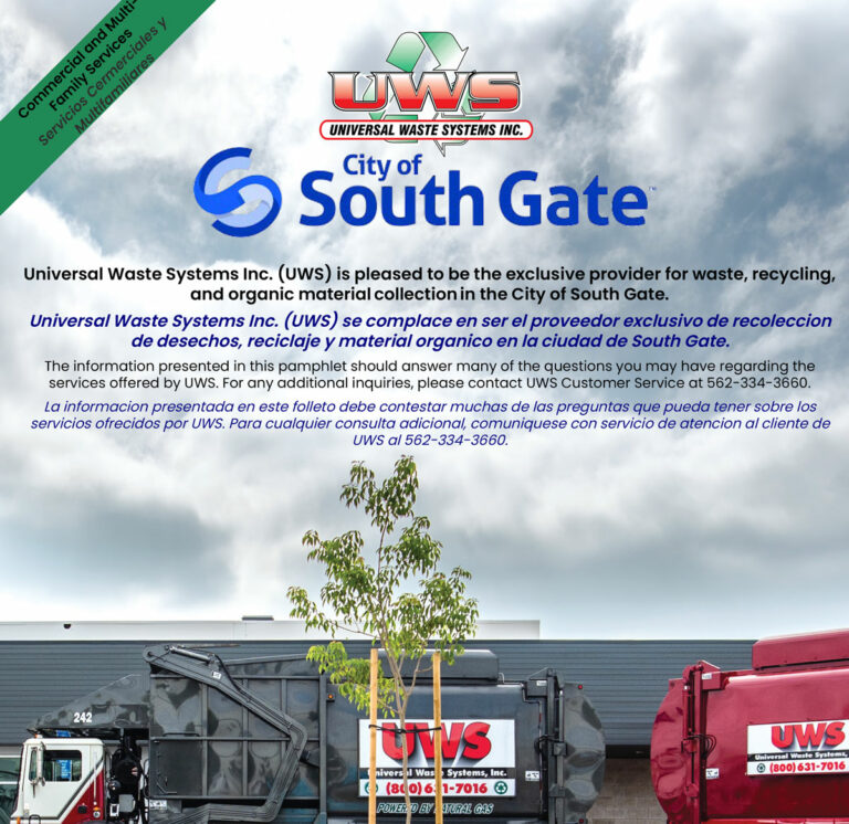 South Gate Commercial Waste & Recycling | Universal Waste Systems