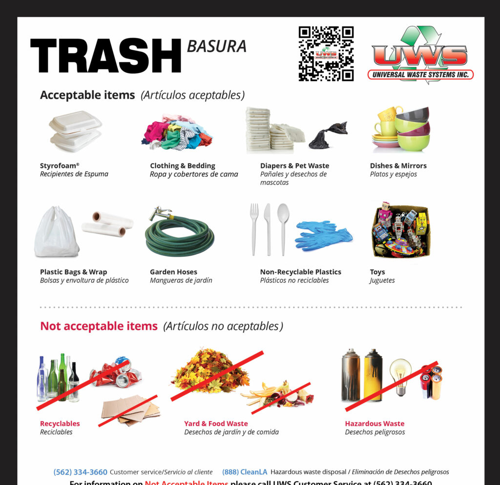 South Gate Residential Trash, Recycling & Organics Info | Universal ...